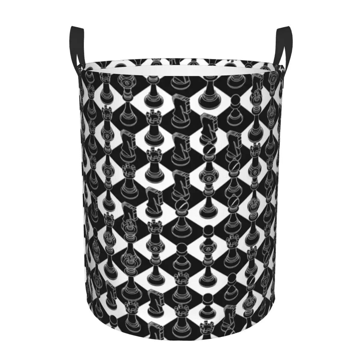 Chess Dimension Laundry Hamper Large Storage Basket Game Lover Chess ...