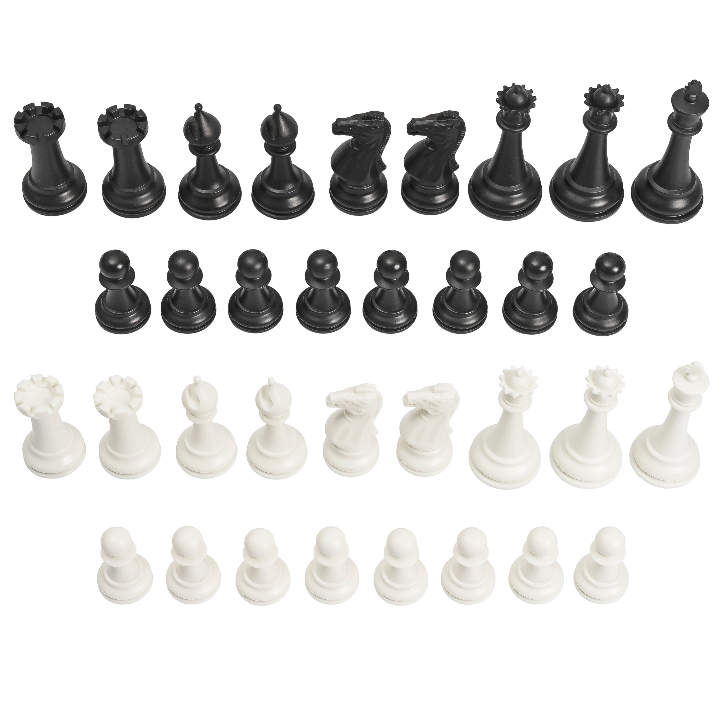 Chess Geeks Staunton Tournament Style Set - 34 Weighted Pieces with ...