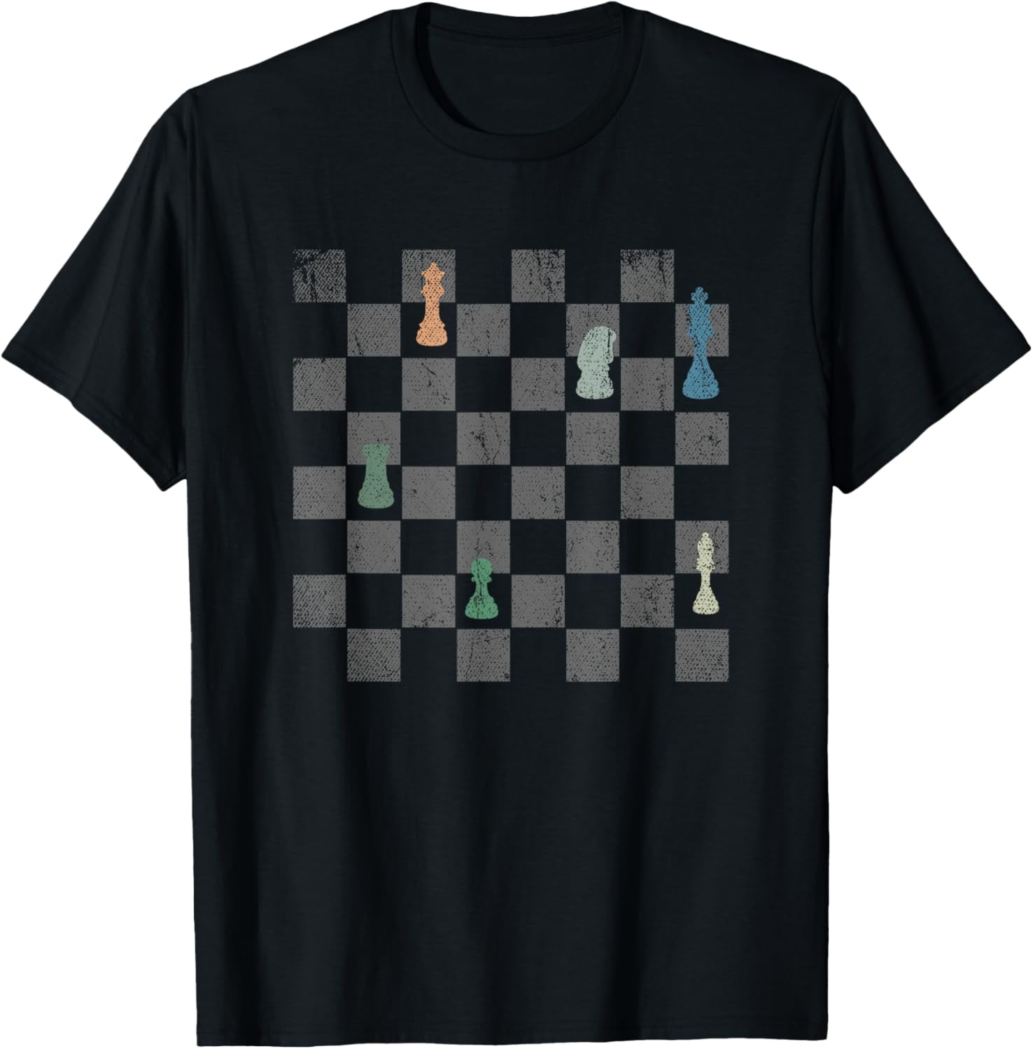 Chess Grandmaster Checkerboard Chess Board Checkmate Chess T-Shirt men ...