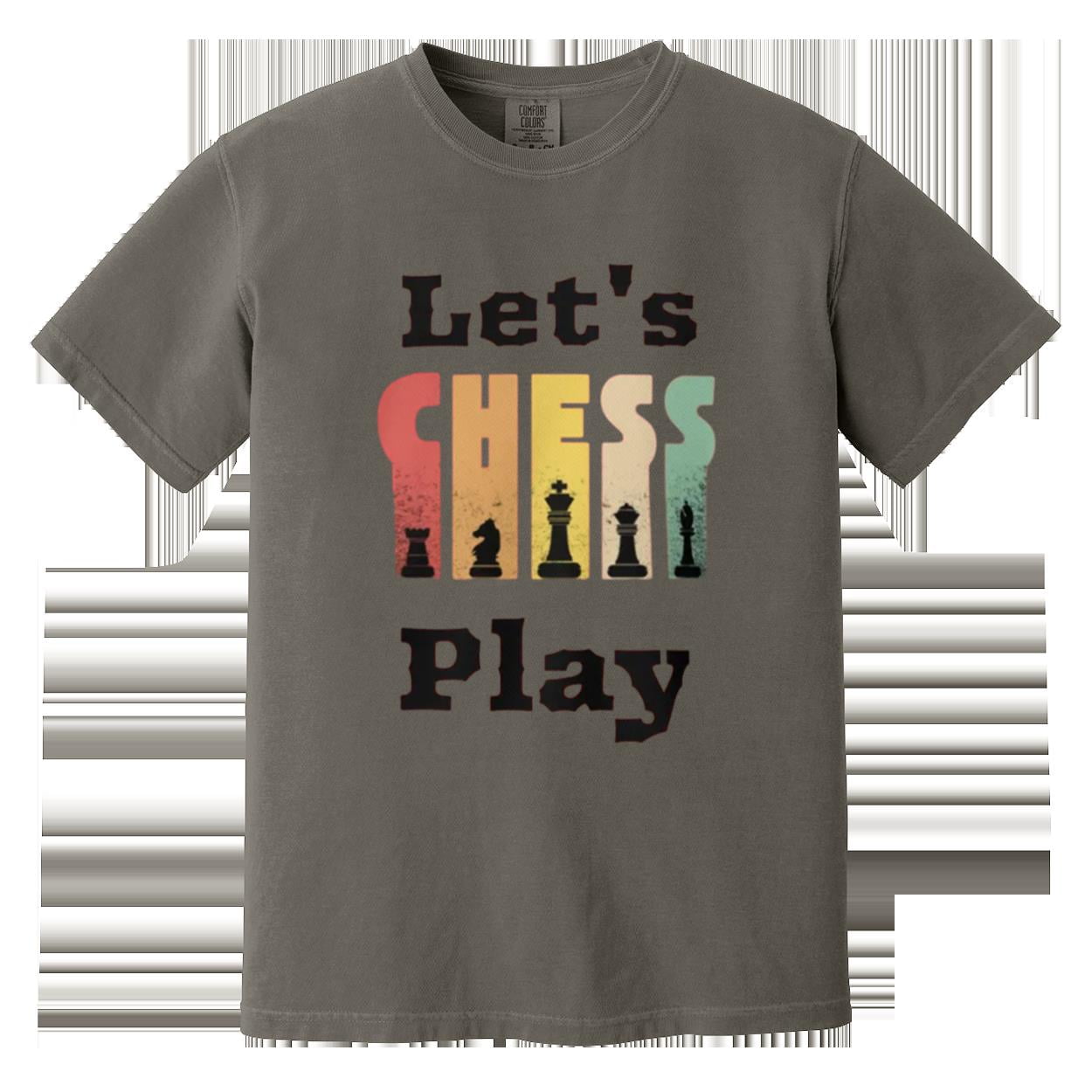 Chess Jersey Theme Comfort Color T-Shirt for Strategy Gamers, for men & women, up to size 4XL ...
