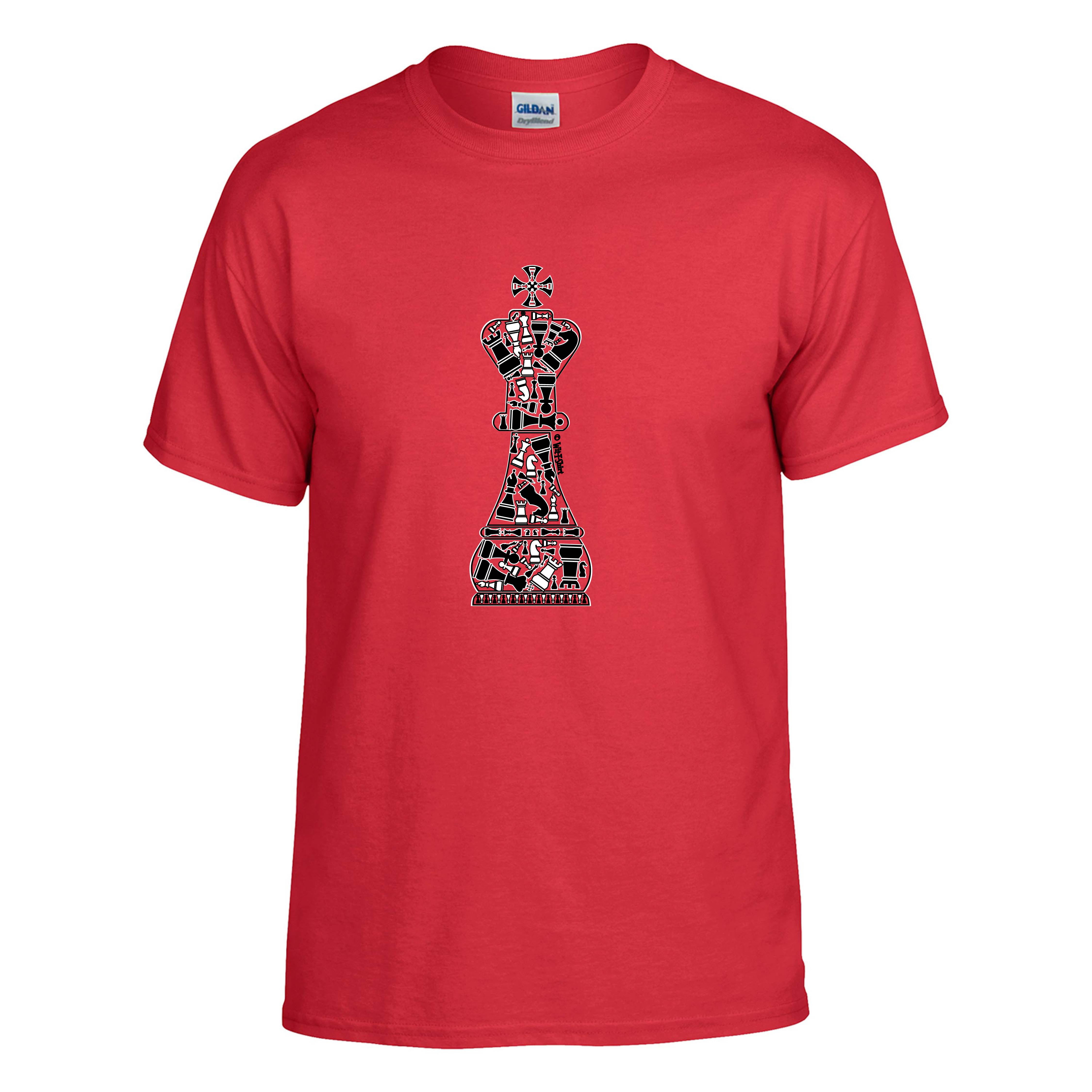 Chess King Victories (Chess King Filled with Piecies) : Chess T-shirt ...