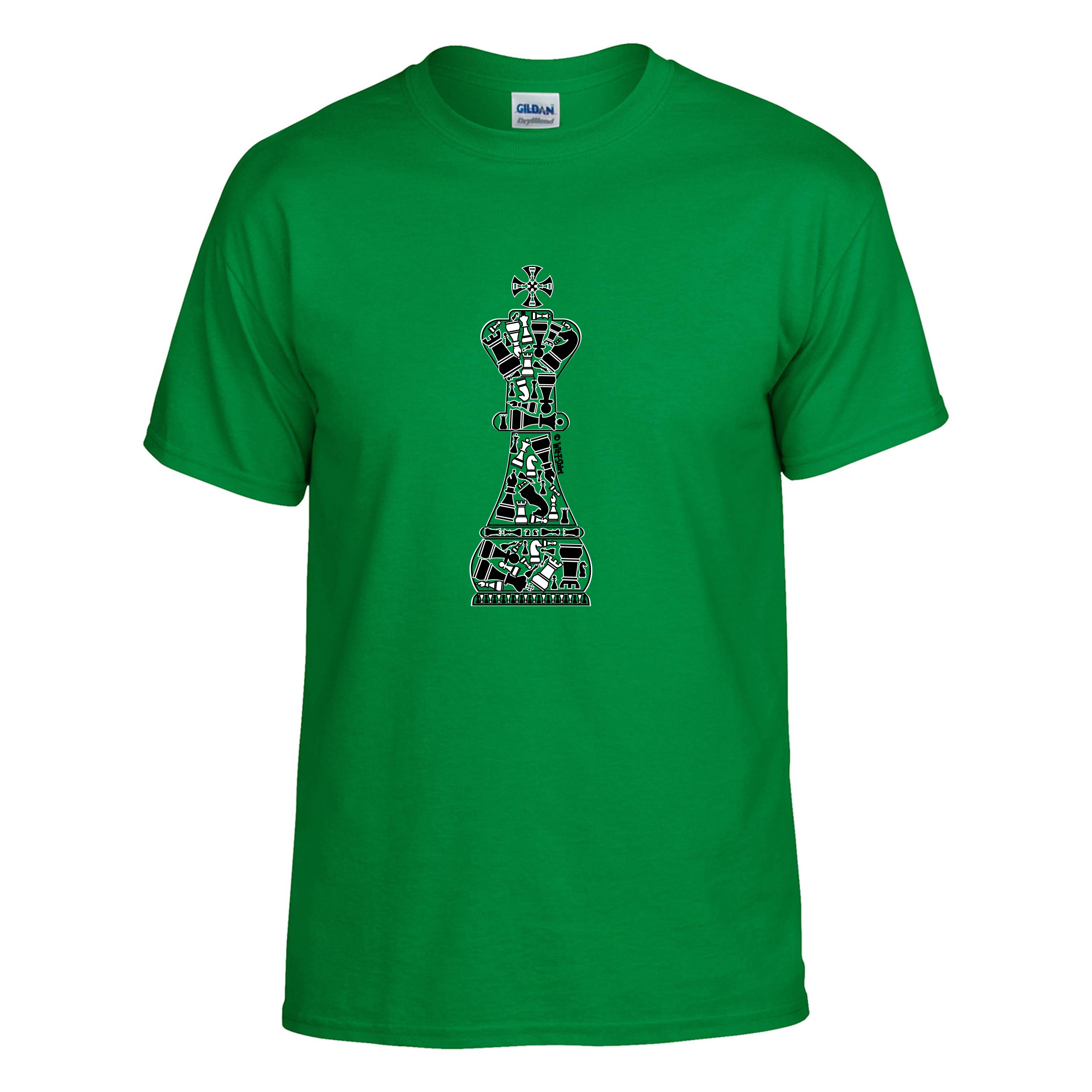 Chess King Victories (Chess King Filled with Piecies) : Chess T-shirt ...