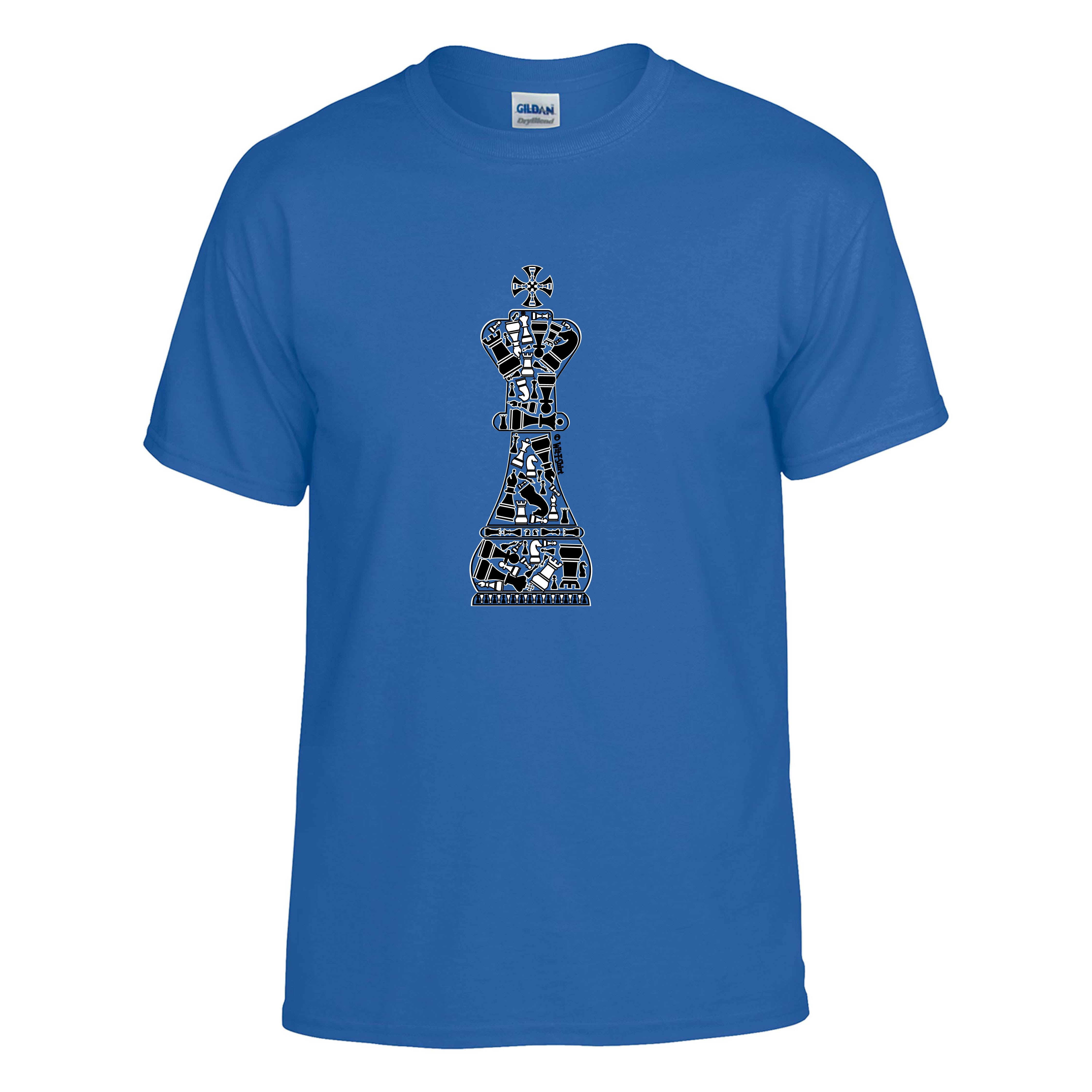 Chess King Victories (Chess King Filled with Piecies) : Chess T-shirt ...