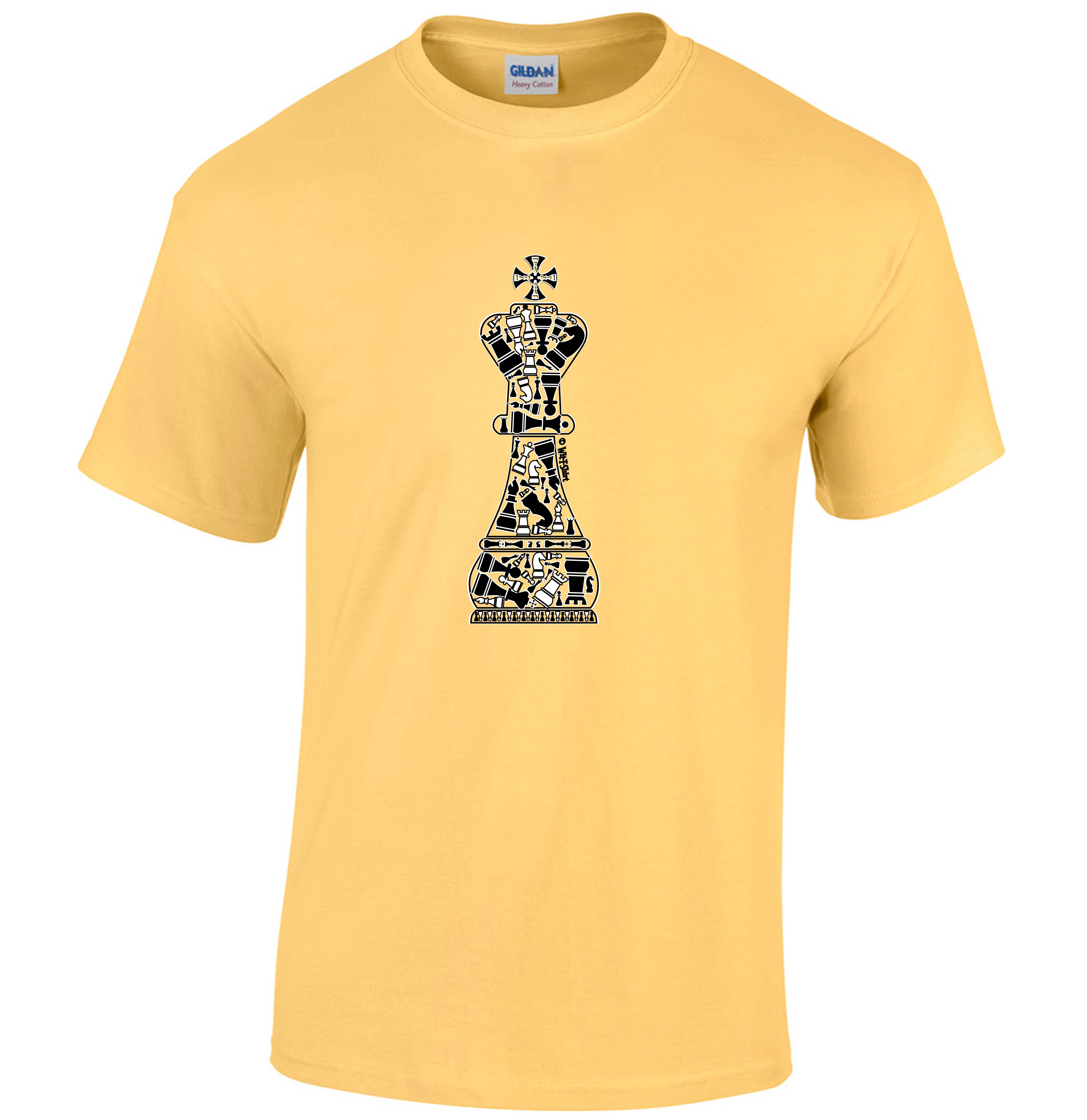 Chess King Victories (Chess King Filled with Piecies) : Chess T-shirt ...