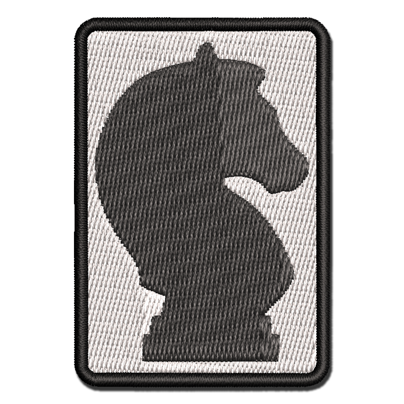 Chess Knight Piece Applique Multi-Color Embroidered Iron-On Patch - 2.0 ...