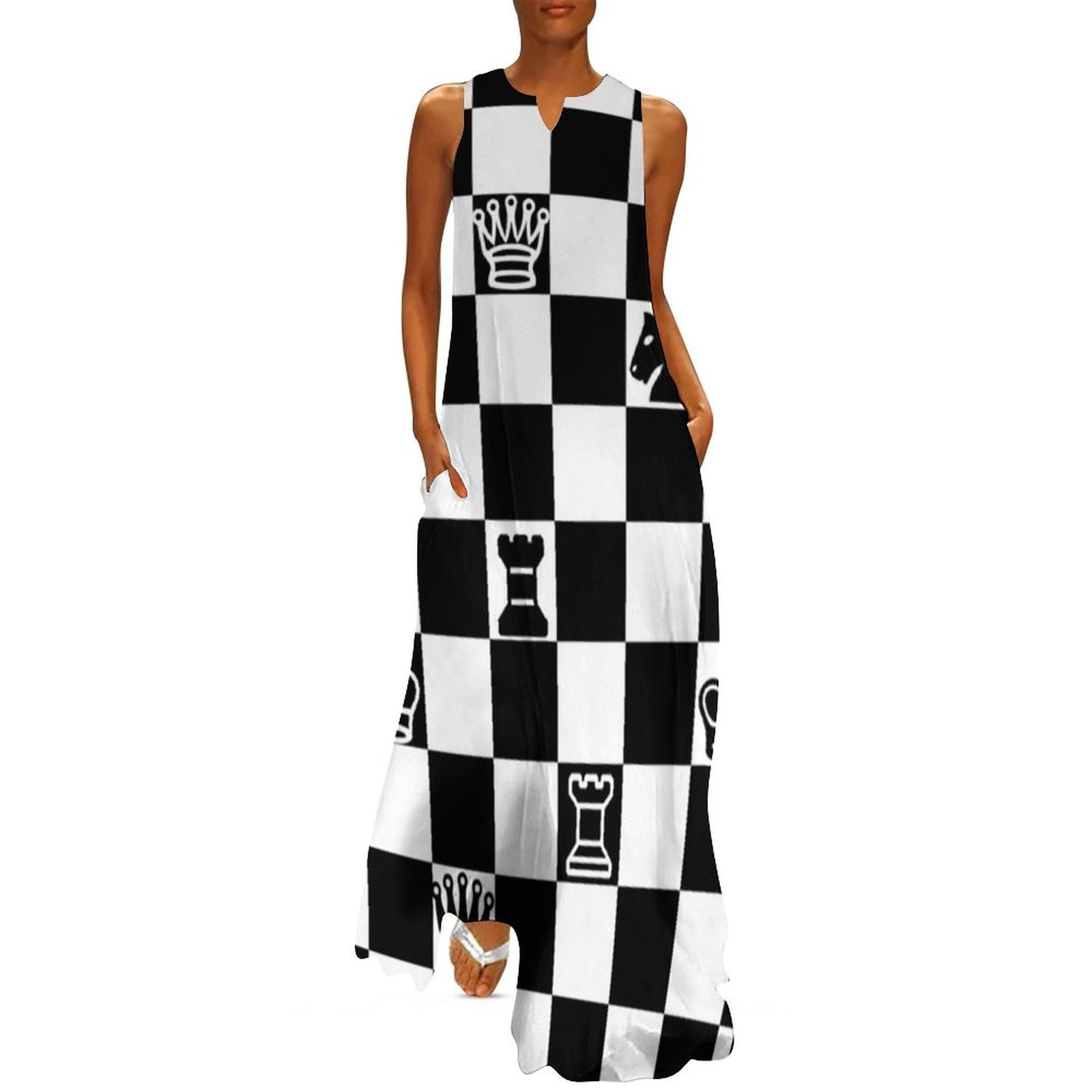Chess Long Dress summer dresses woms02 elegant wom's dresses for ...