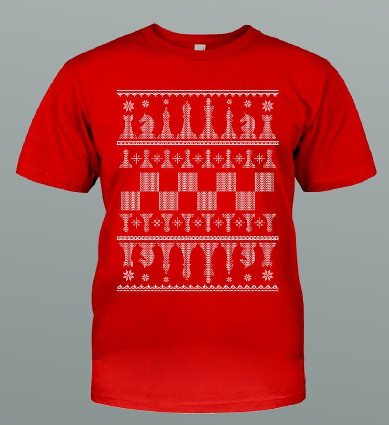Chess Lovers Xmas Gifts Playing Chess T-shirts, Christmas Gifts For ...