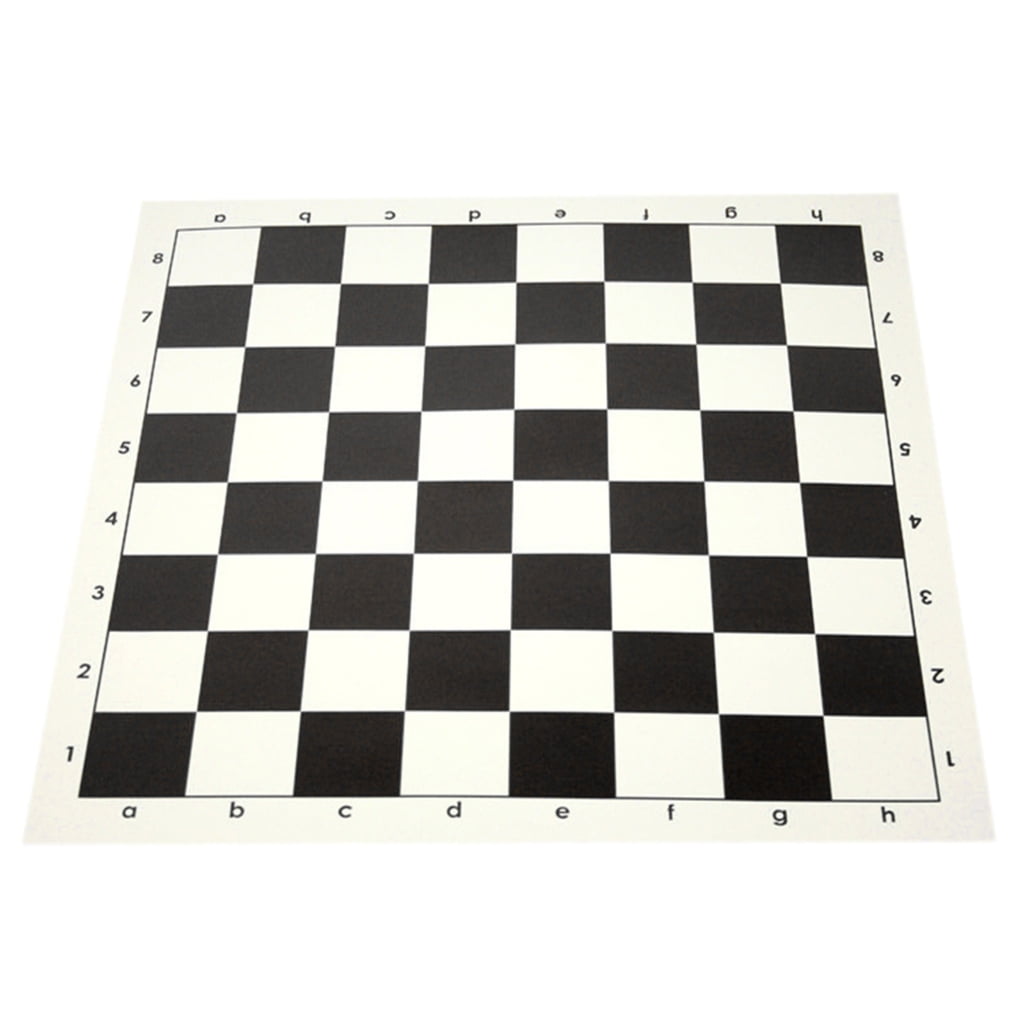 TOP5EX Chess Mat, PU Leather Roll Up Chess Board, Portable Folding ...