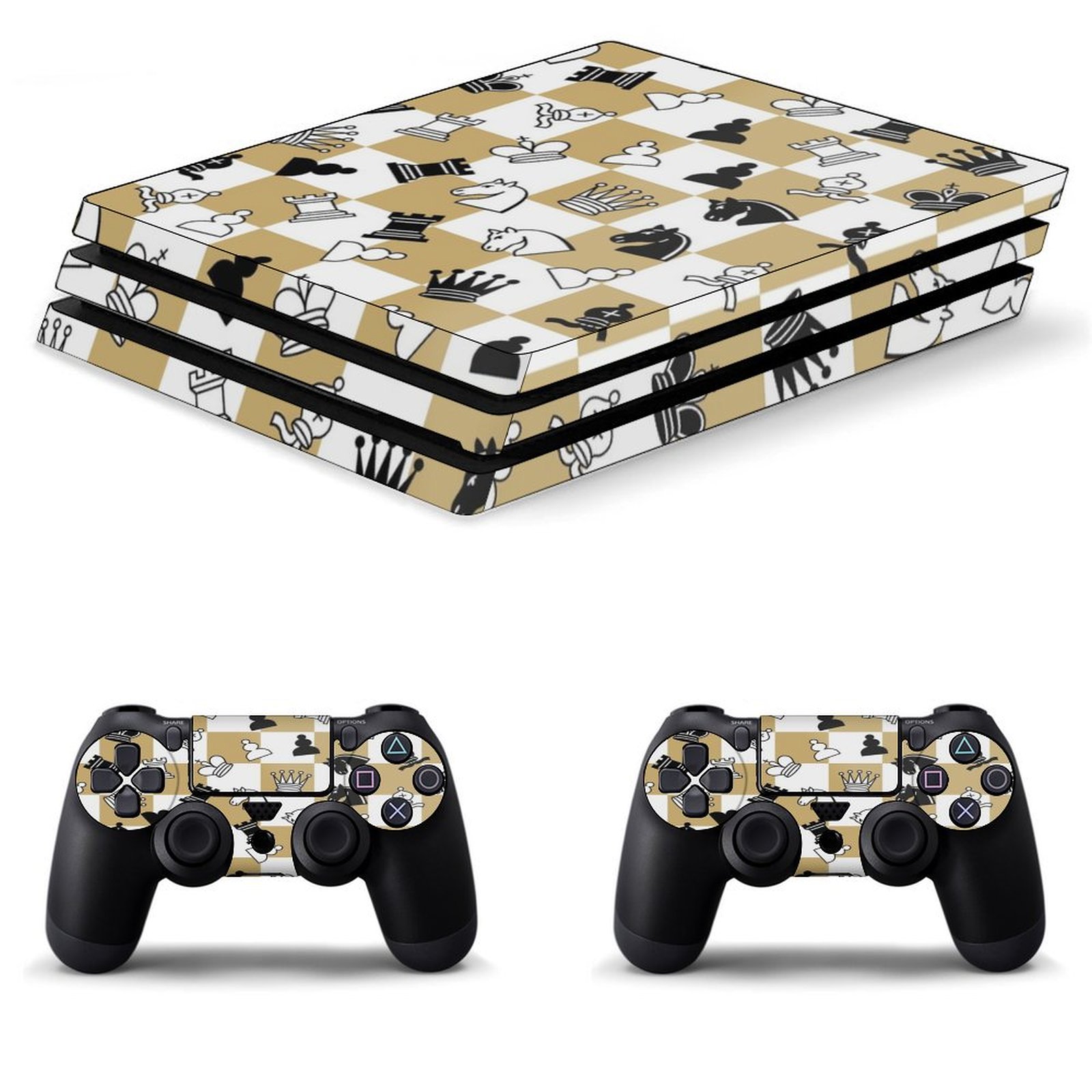Chess PS4/PS4 Pro/PS4 Slim Skin Sticker For Console And Controller ...