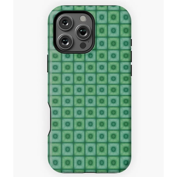 Chess Pattern Eucalyptus Madang M4805 Phone Case for iPhone 17 16 15 14 ...