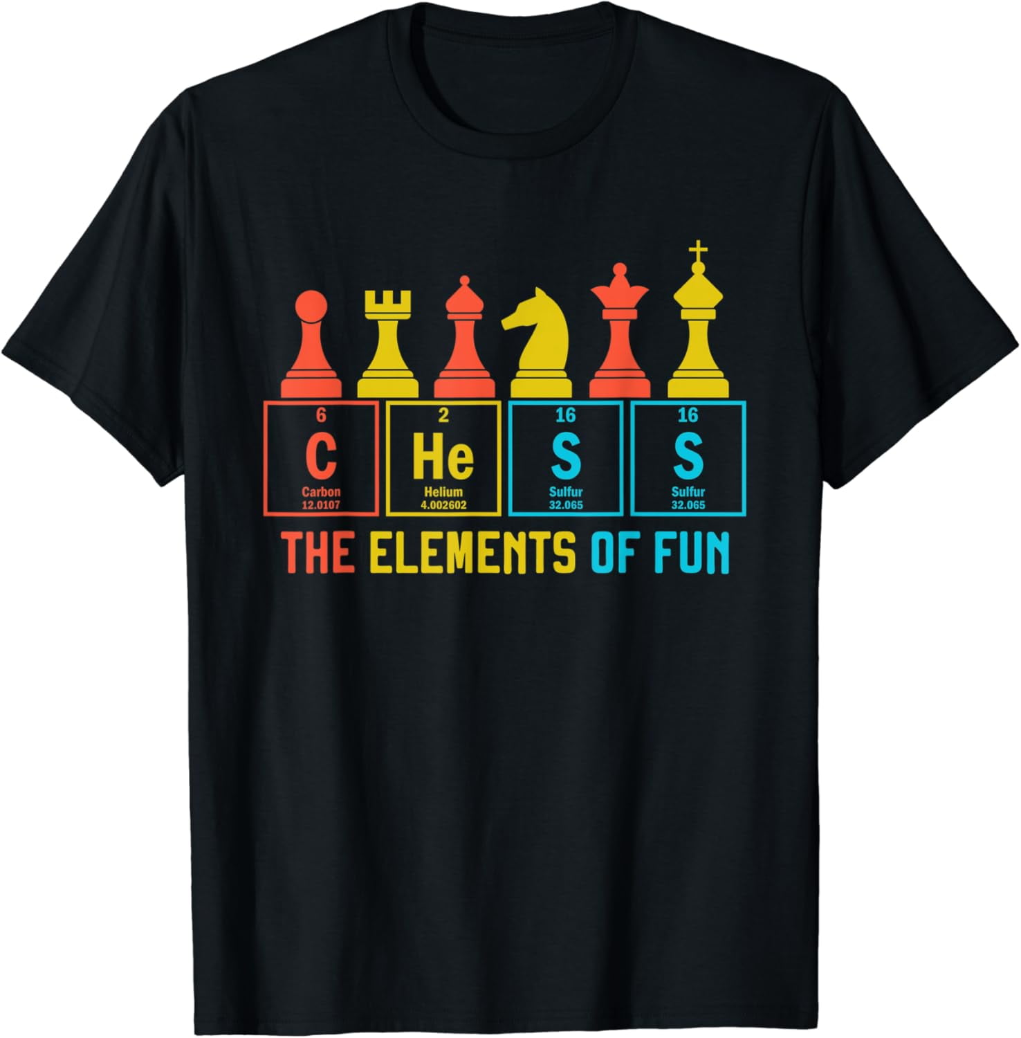 Chess Periodic Table Checkmate for Chemistry Lovers T-Shirt - Walmart.com