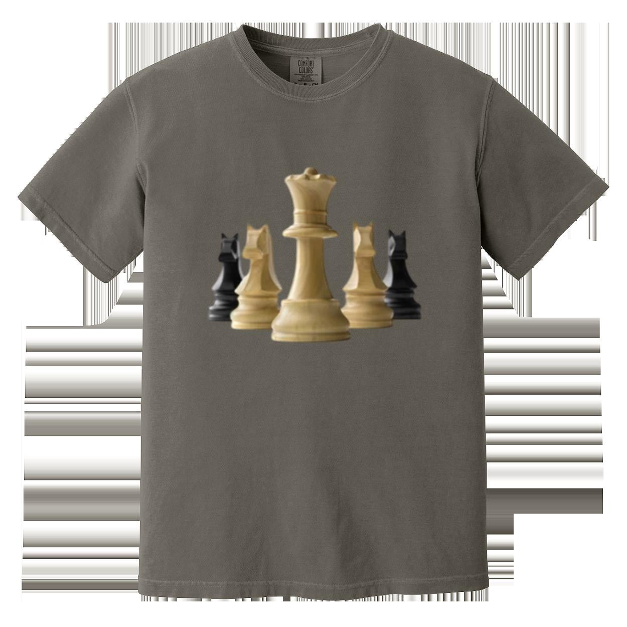 Chess Piece Style Comfort Color T-Shirt for Intellectual Fans, for men ...