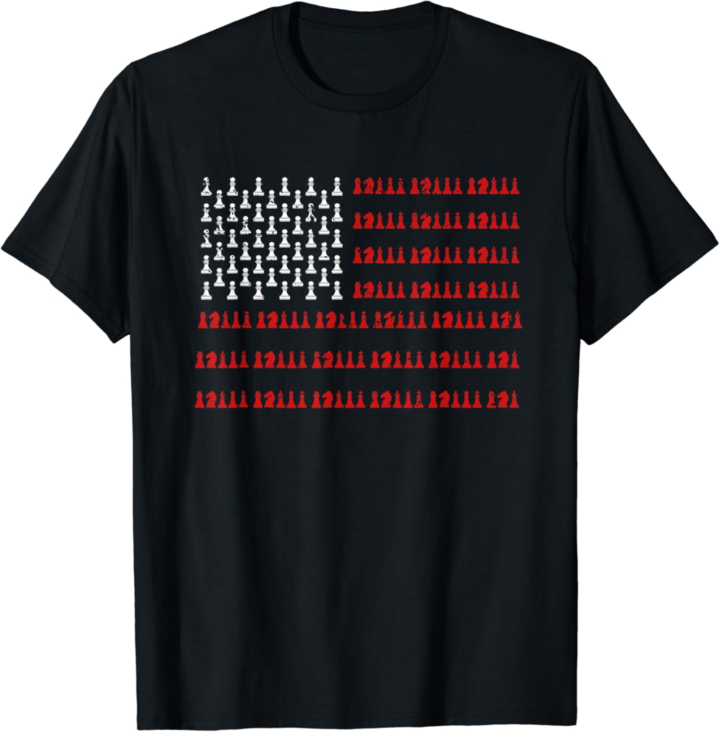 Chess Piece USA Flag Chess Player Gift Chess T-Shirt - Walmart.com