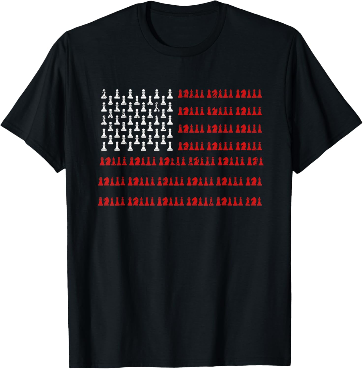Chess Piece USA Flag Chess Player Gift Chess T-Shirt - Walmart.com