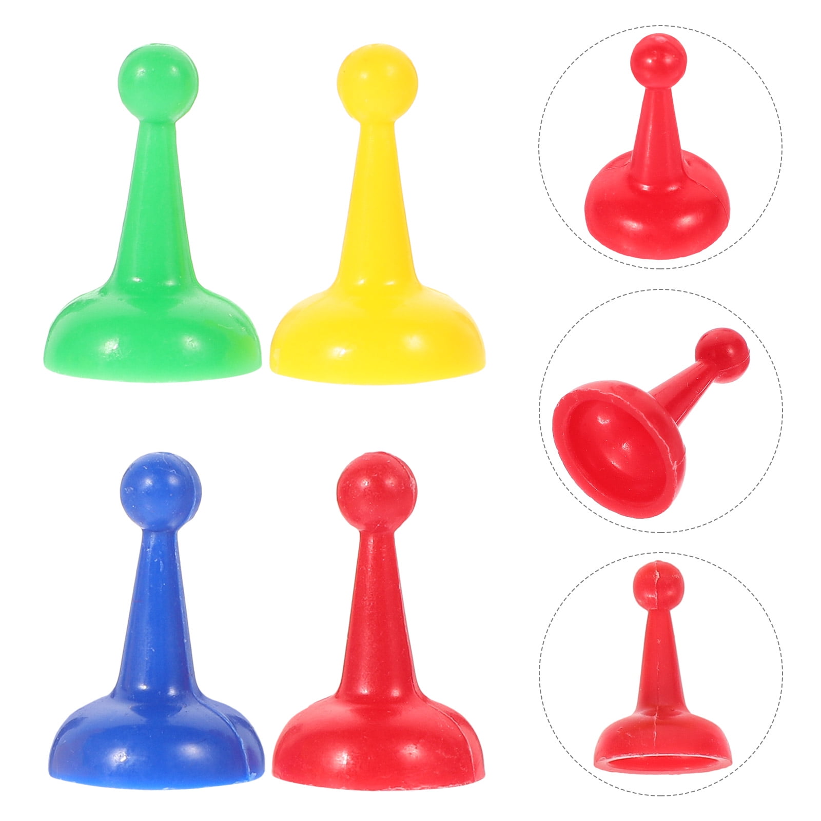 Chess Pieces,40Pcs Small Chess Pieces Plastic Small Chess Pieces Chess ...