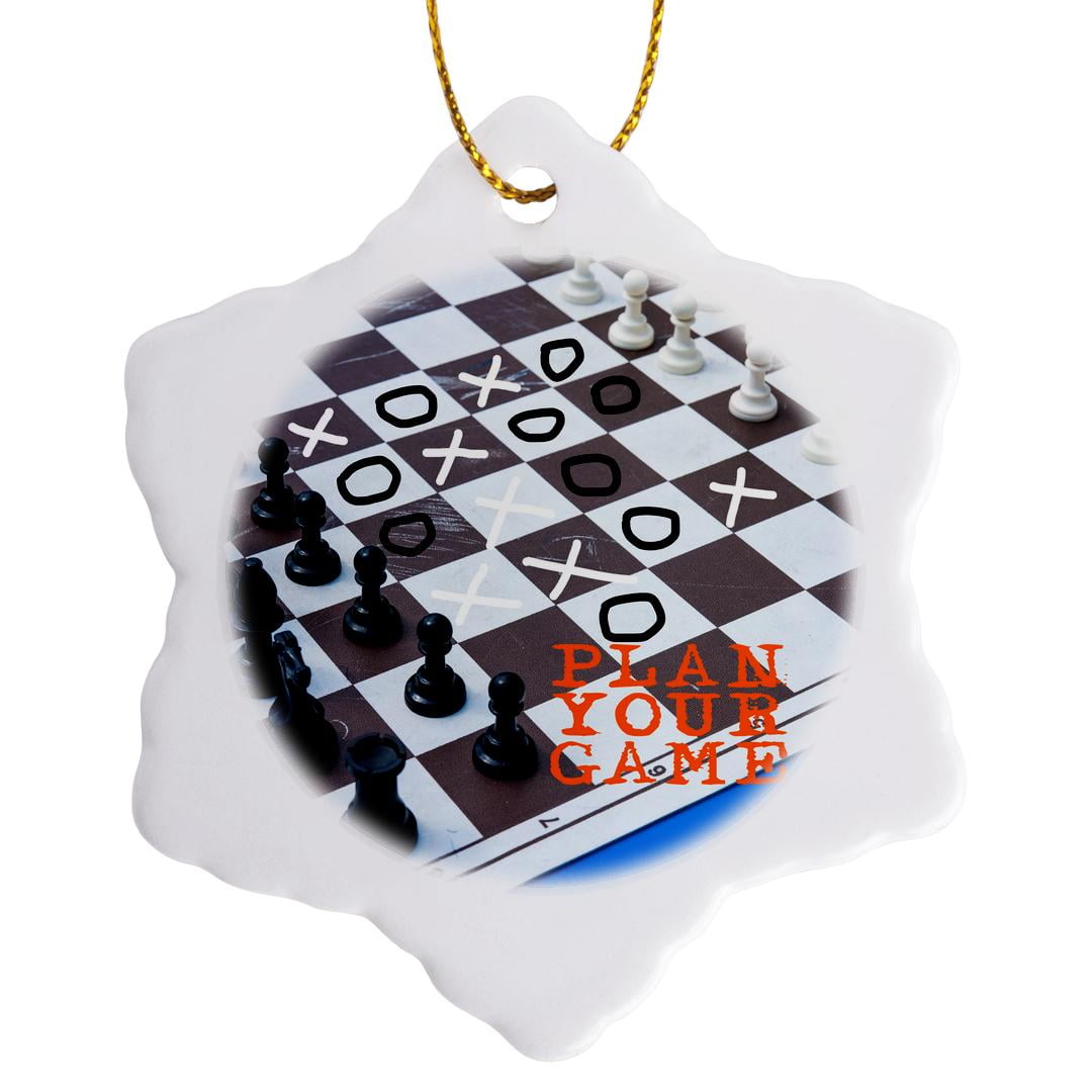 3drose, Chess Pieces on a Paper Board. Noughts and Crosses. Plan Your ...