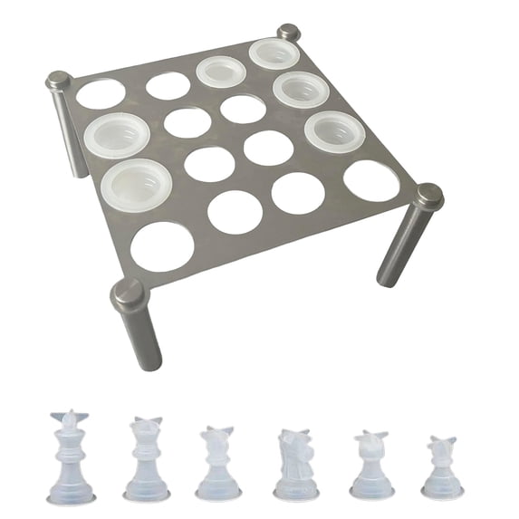 Chess Resin Silicone Mold Chess Holder Chess Epoxy Molds Chess Display ...