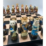 3" Cats and Dogs Chess Set with storage - Walmart.com