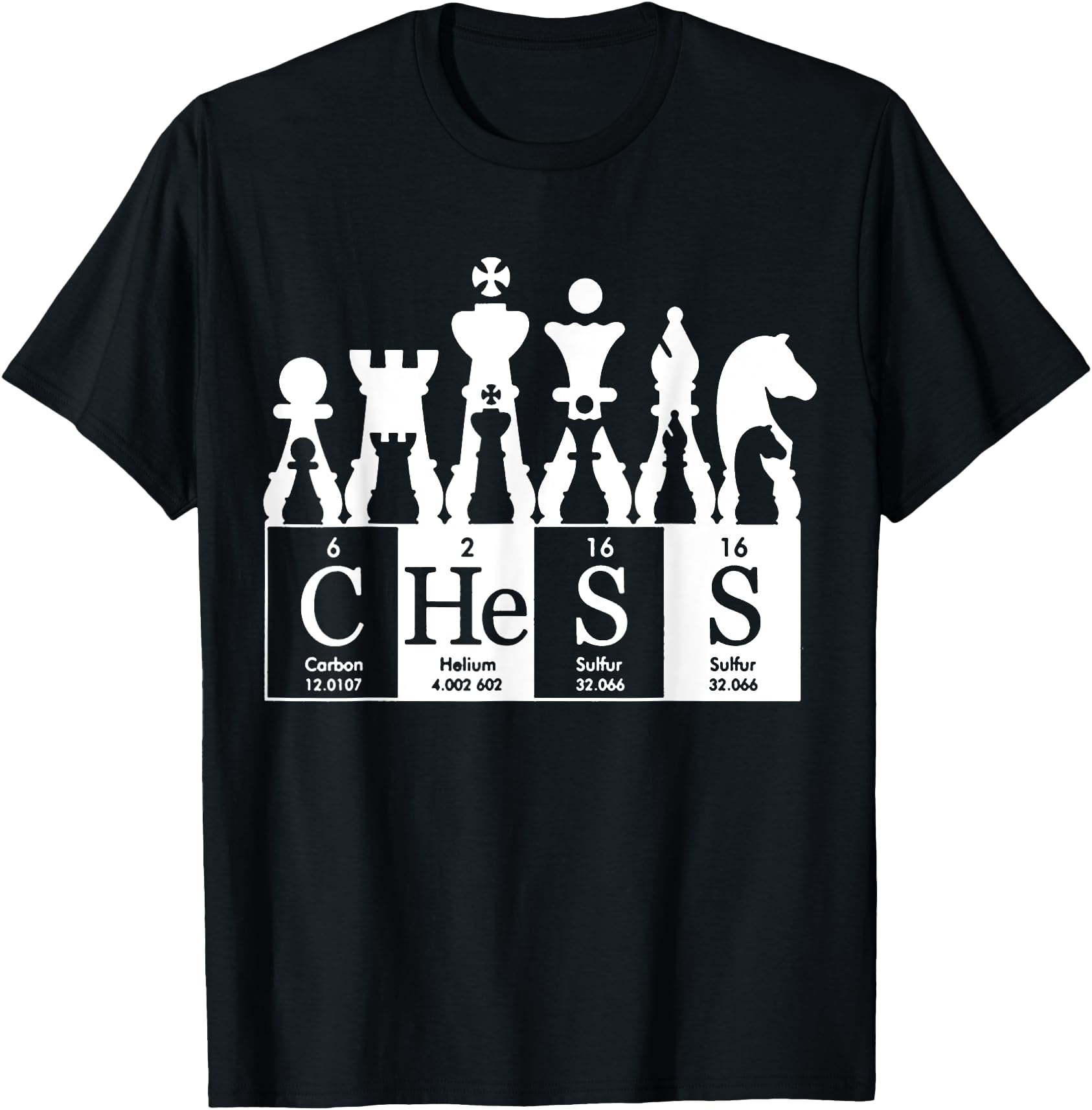 Chess Sets Periodic Table Elements Softstyle Unisex T-Shirt Men Women ...