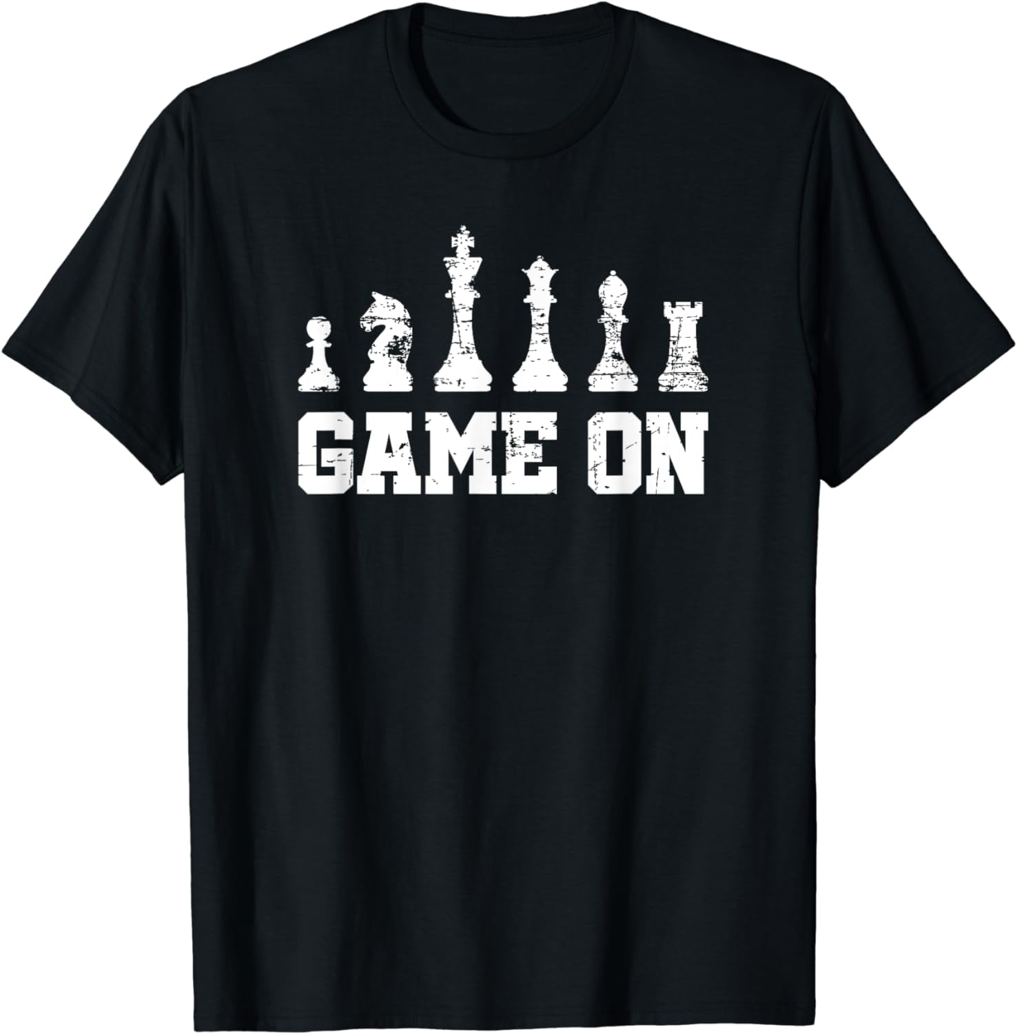 Chess Themed Chess Players with Chess Pieces - Game On T-Shirt ...