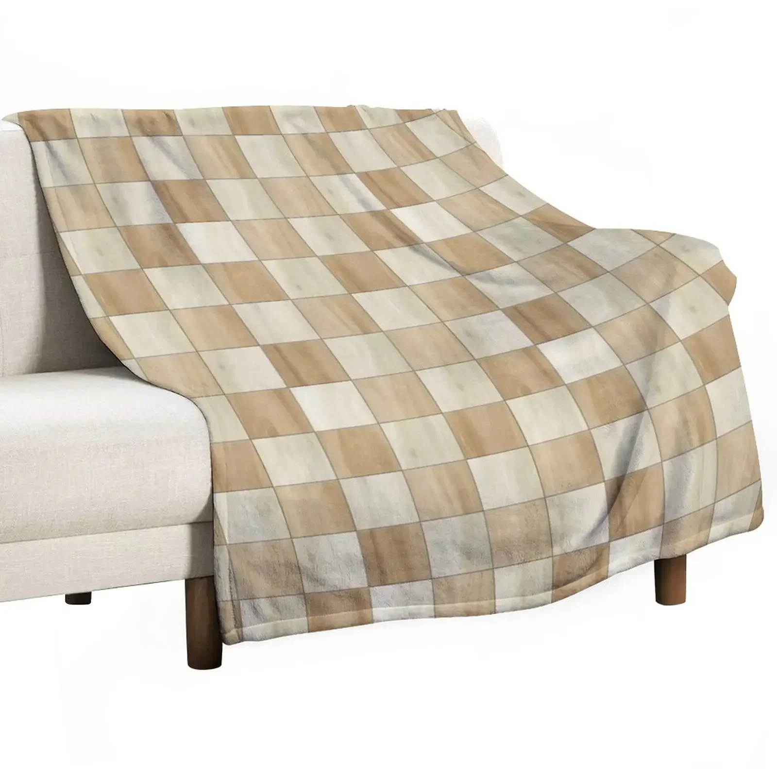 Chess board pattern Throw Blanket Multi-Purpose Single Fashion Sofas ...