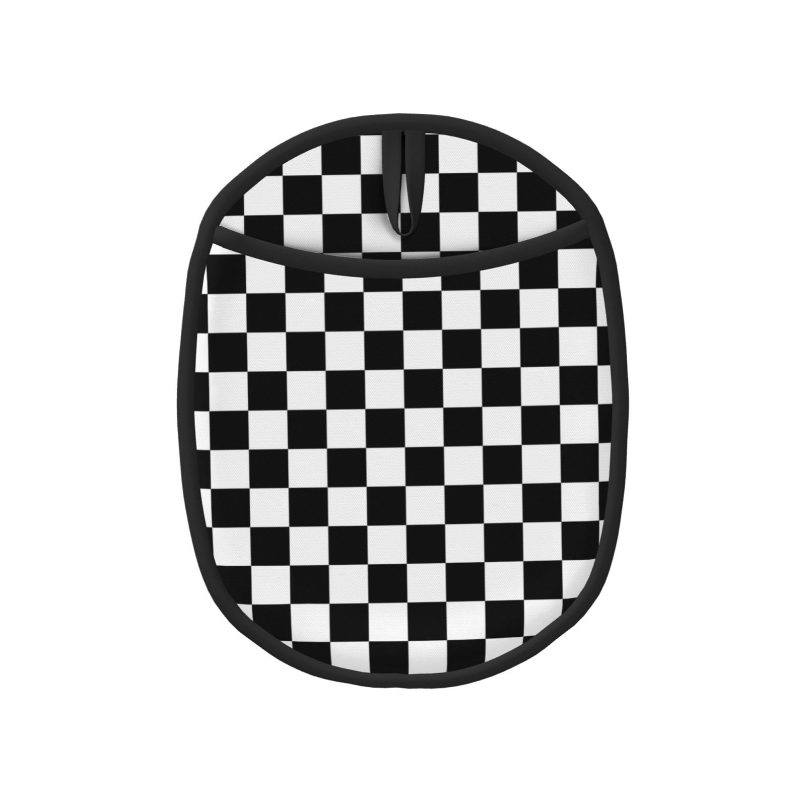 Chessboard Checkerboard black white Pot Holders for Kitchen - Heat ...