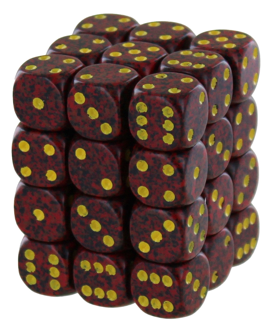 Chessex 12mm d6 Speckled Mercury Dice Block - Set of 36 - Walmart.com