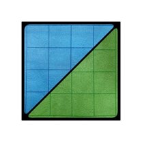 Battle Grid Game Mat - 3 Pack, RPG Masters, Double-Sided, Portable ...