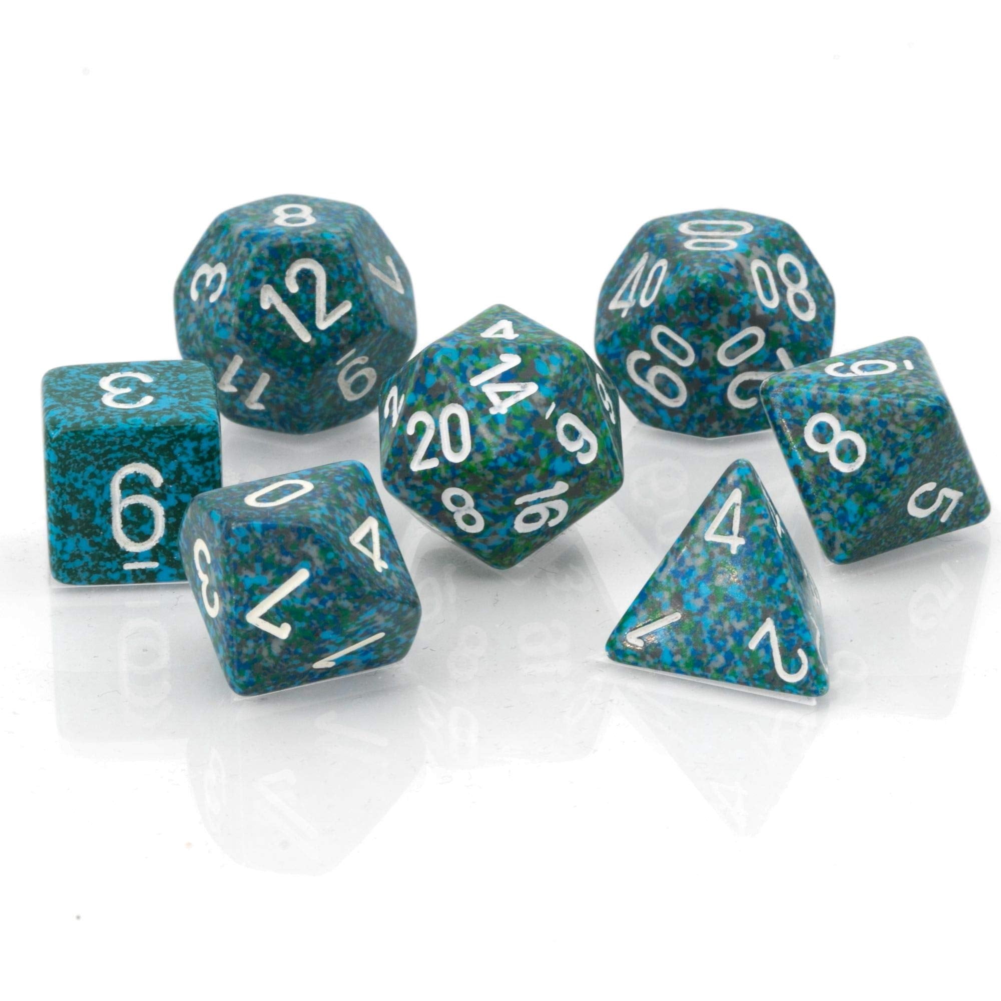 Chessex CHX25316 Dice-Speckled Sea Set - Walmart.com
