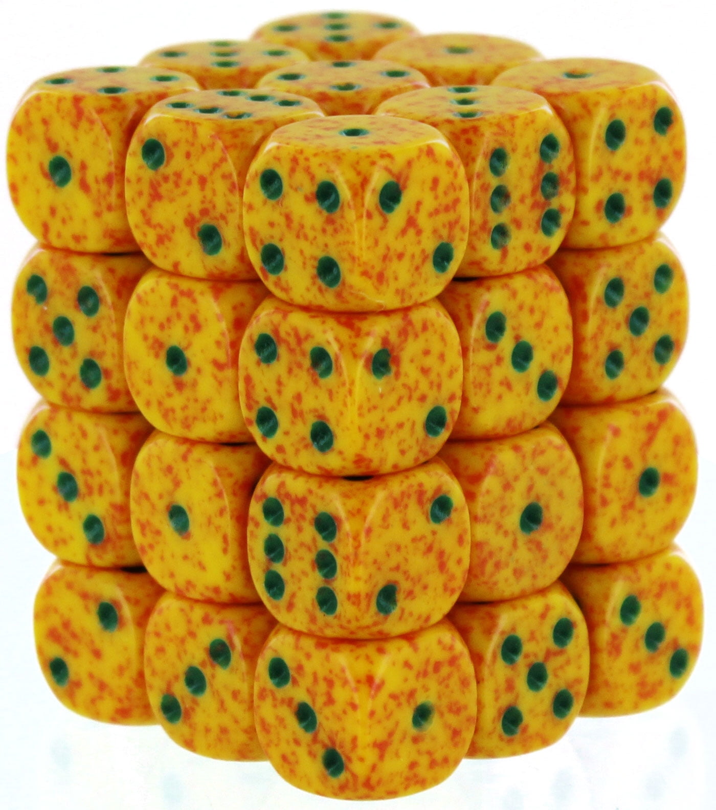 Chessex D&D Dice-12mm Speckled Lotus Plastic Polyhedral Dice Set ...