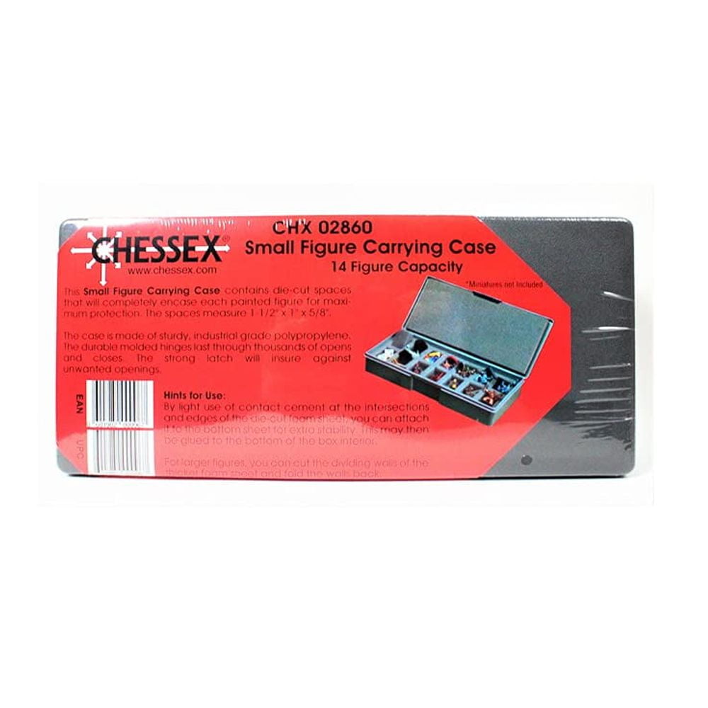 Chessex Manufacturing Figure Carrying Case for 25mm Figures (14 Figures ...