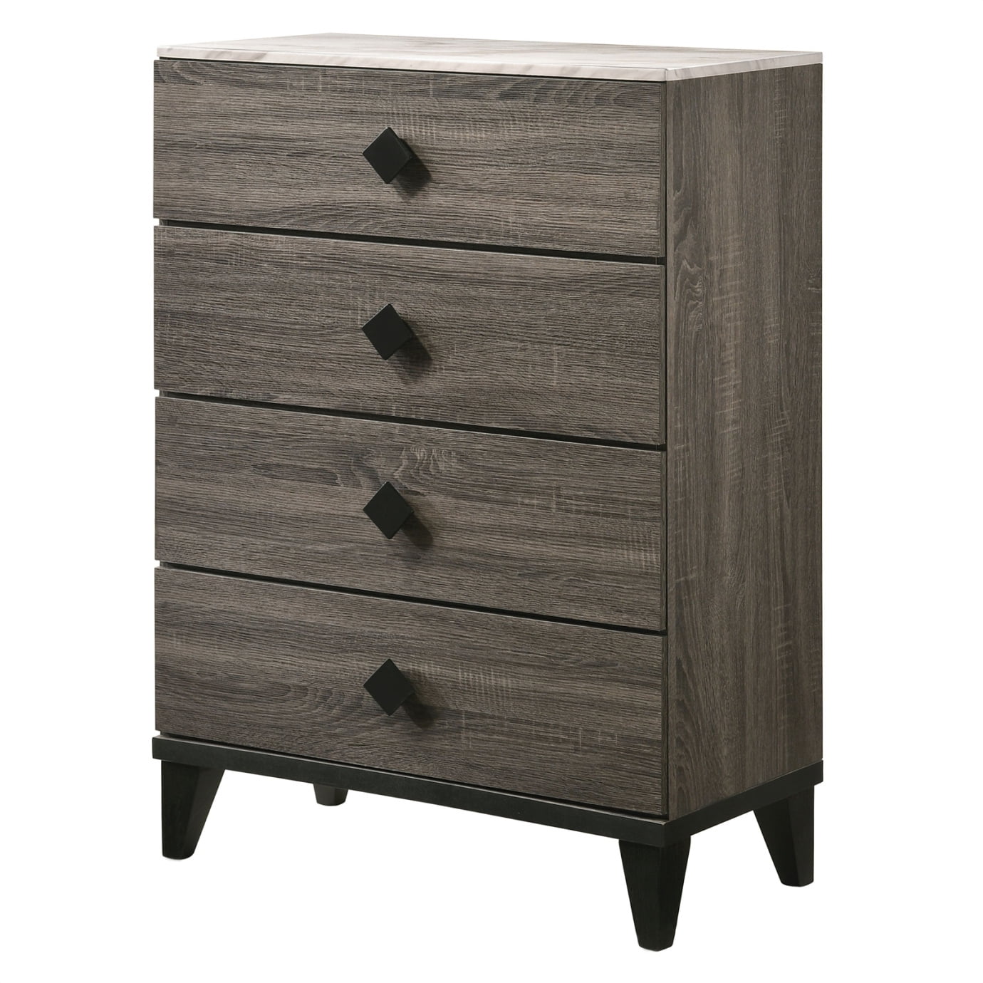 Chest with 4 Drawers, Dressers and Chests of Drawers, Soild Wood ...