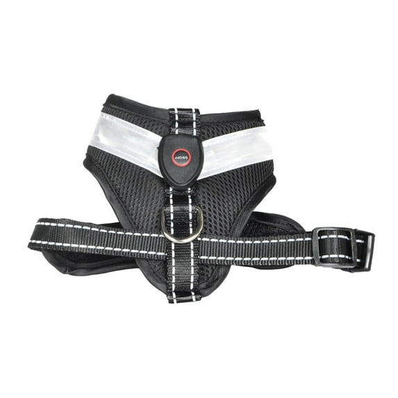 Chest Back Harness Glowing Adjustable Length Pet Traction Dog LED Dog ...
