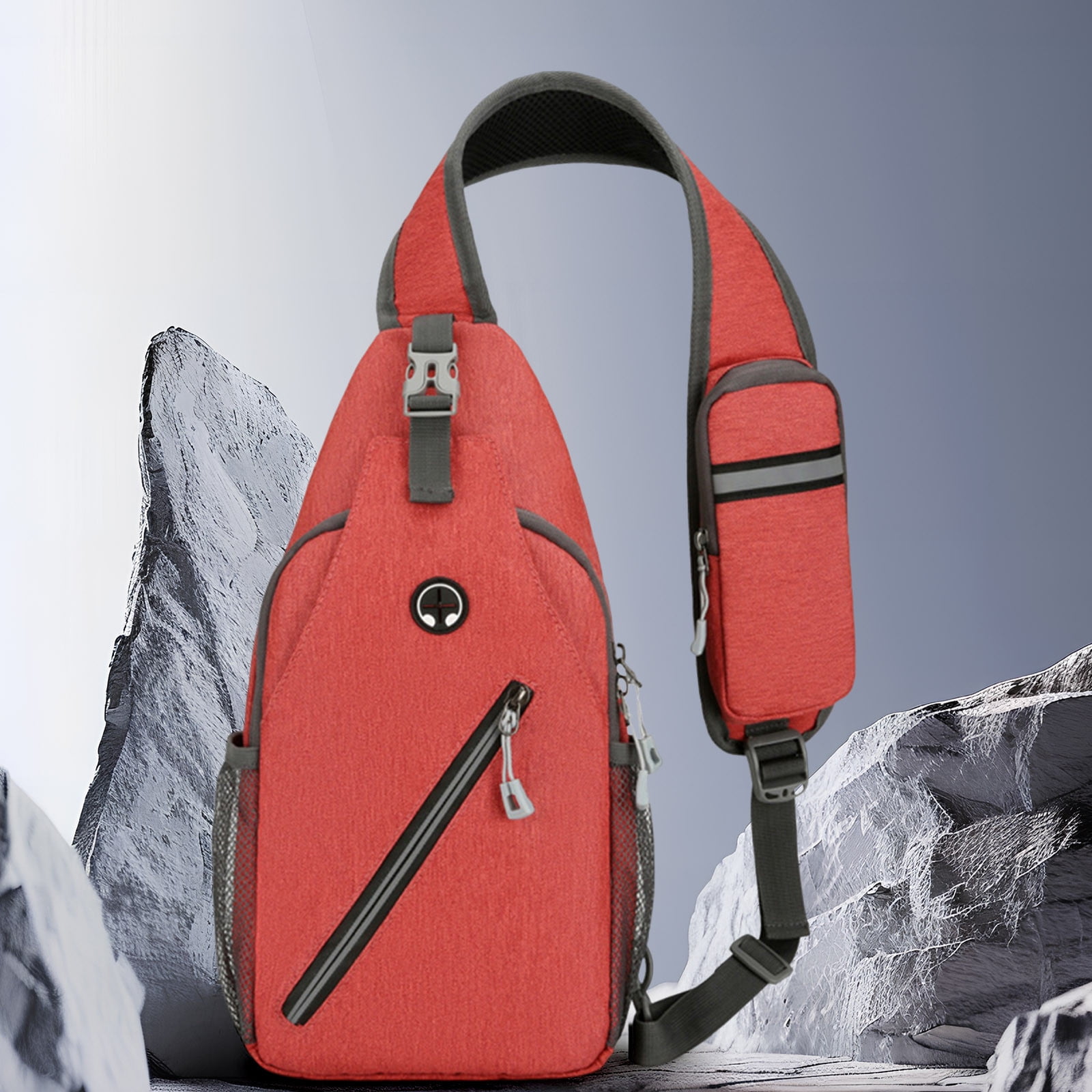 Chest Bag Backpack, Fashion Student Bag, Waterproof Lightweight, Trendy ...