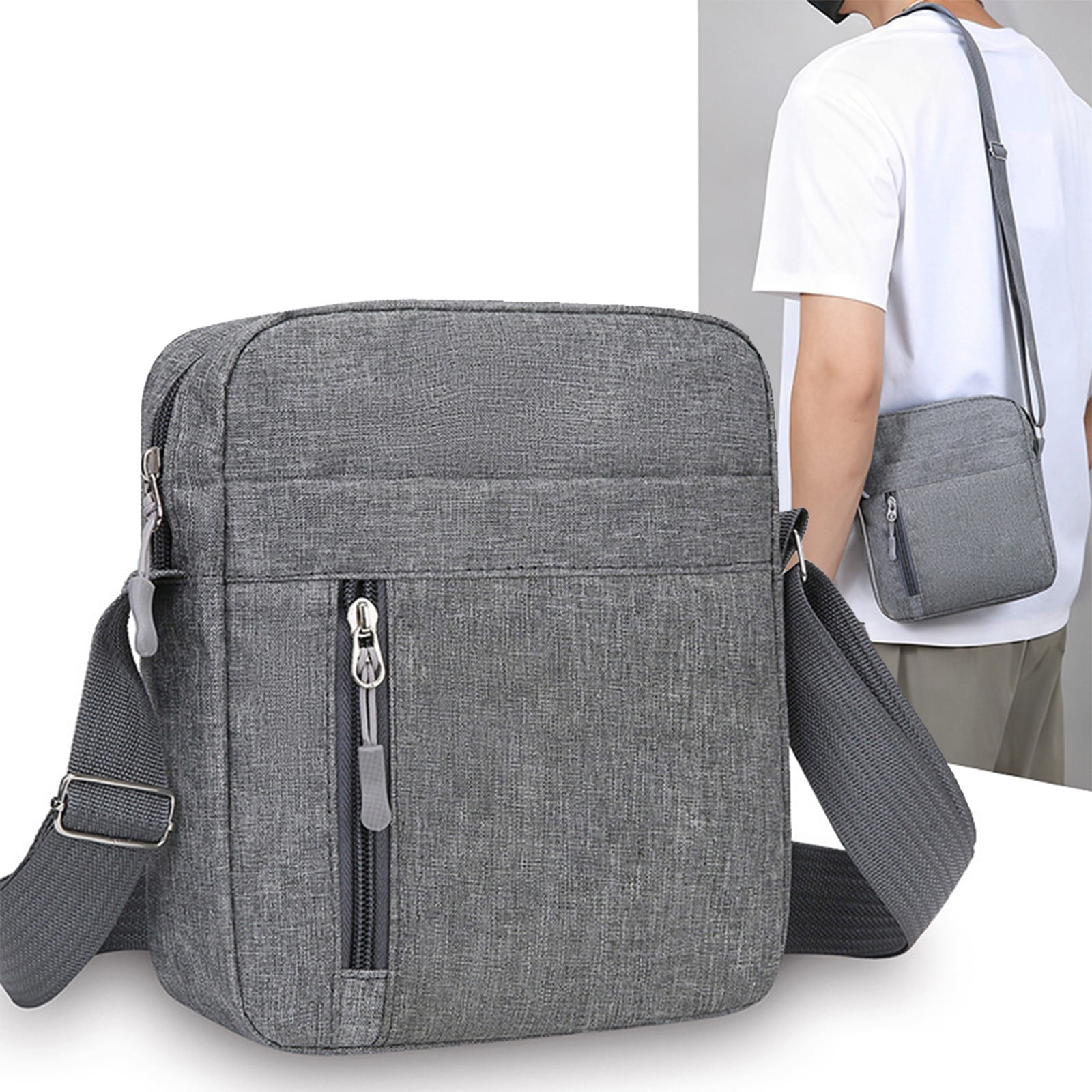 Chest Bag, Crossbody Fanny Pack with Multiple Zippered Compartments ...