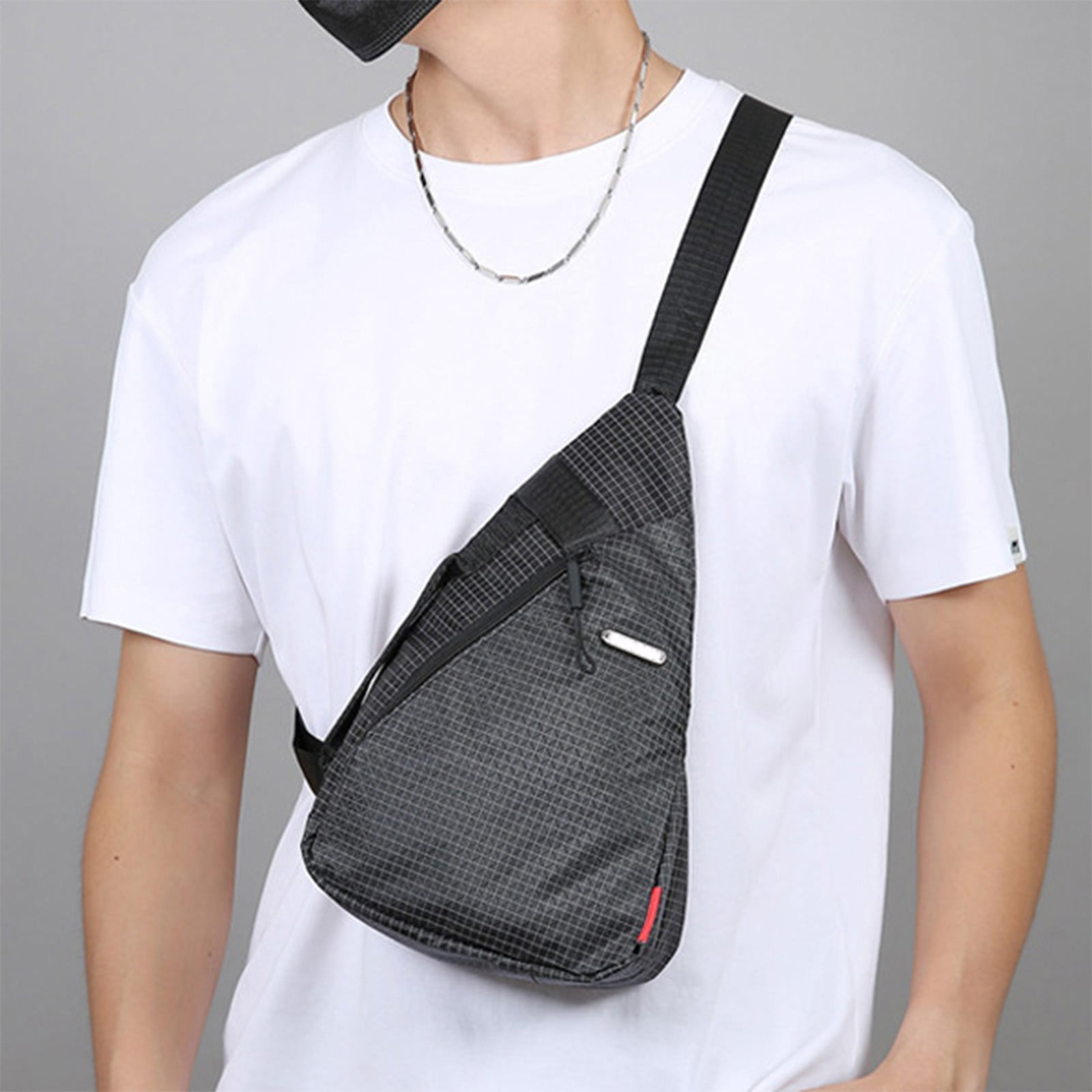 Chest Bag Fabric Material Crossbody Bag Sports Chest Bag Portable Multi ...
