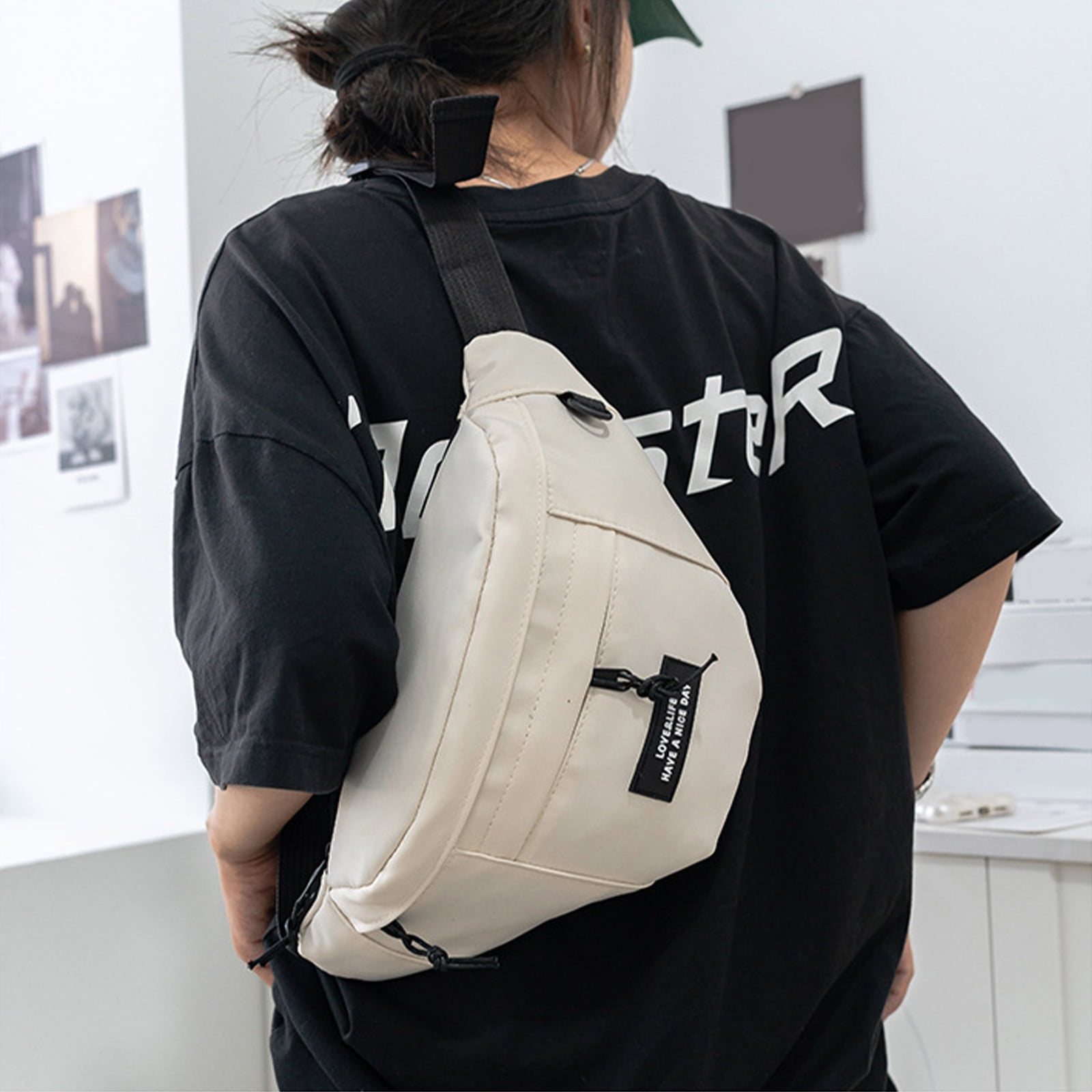 Chest Bag Male Ins Sports Crossbody Bag Leisure Versatile Workwear ...