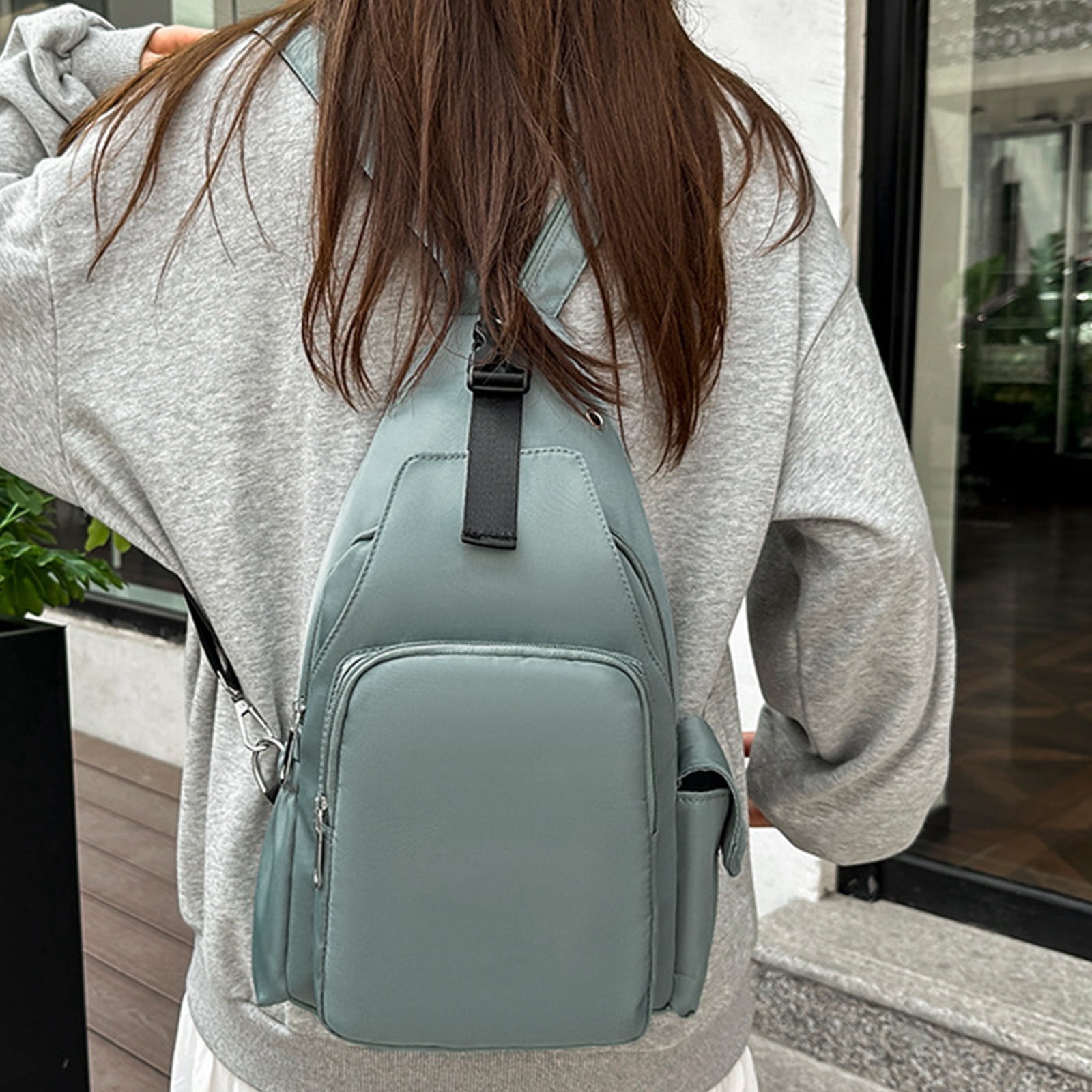Chest Bag, Multifunctional Shoulder Bag, Lightweight Leisure Bag ...