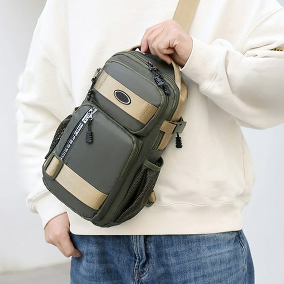 Chest Bag Travel Sports Shoulder Bag, Casual Crossbody Small Backpack ...
