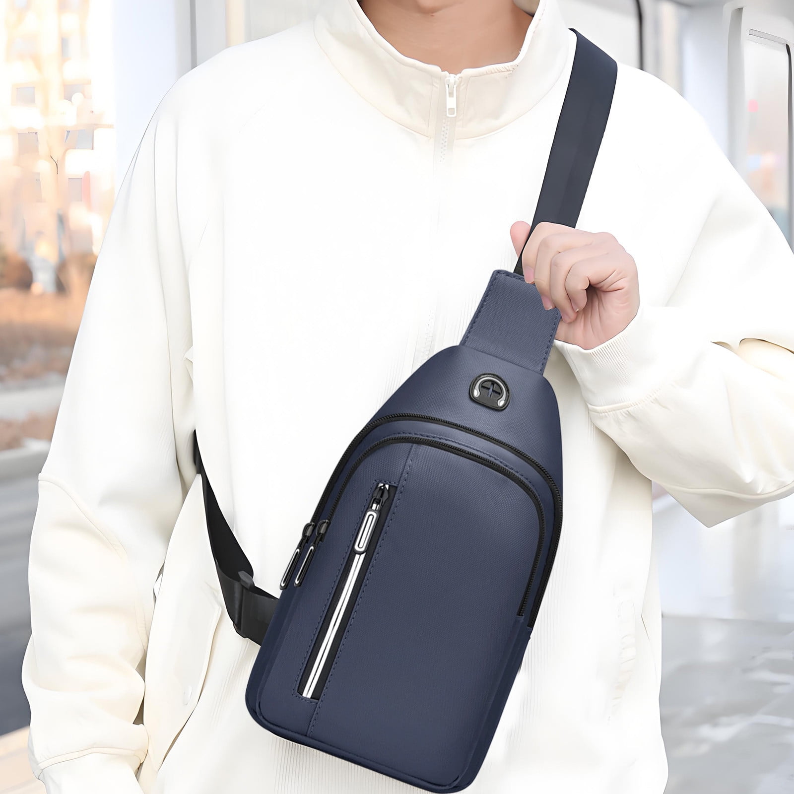 Chest Bag Travel Sports Shoulder Bag, Water- Crossbody Small Backpack ...