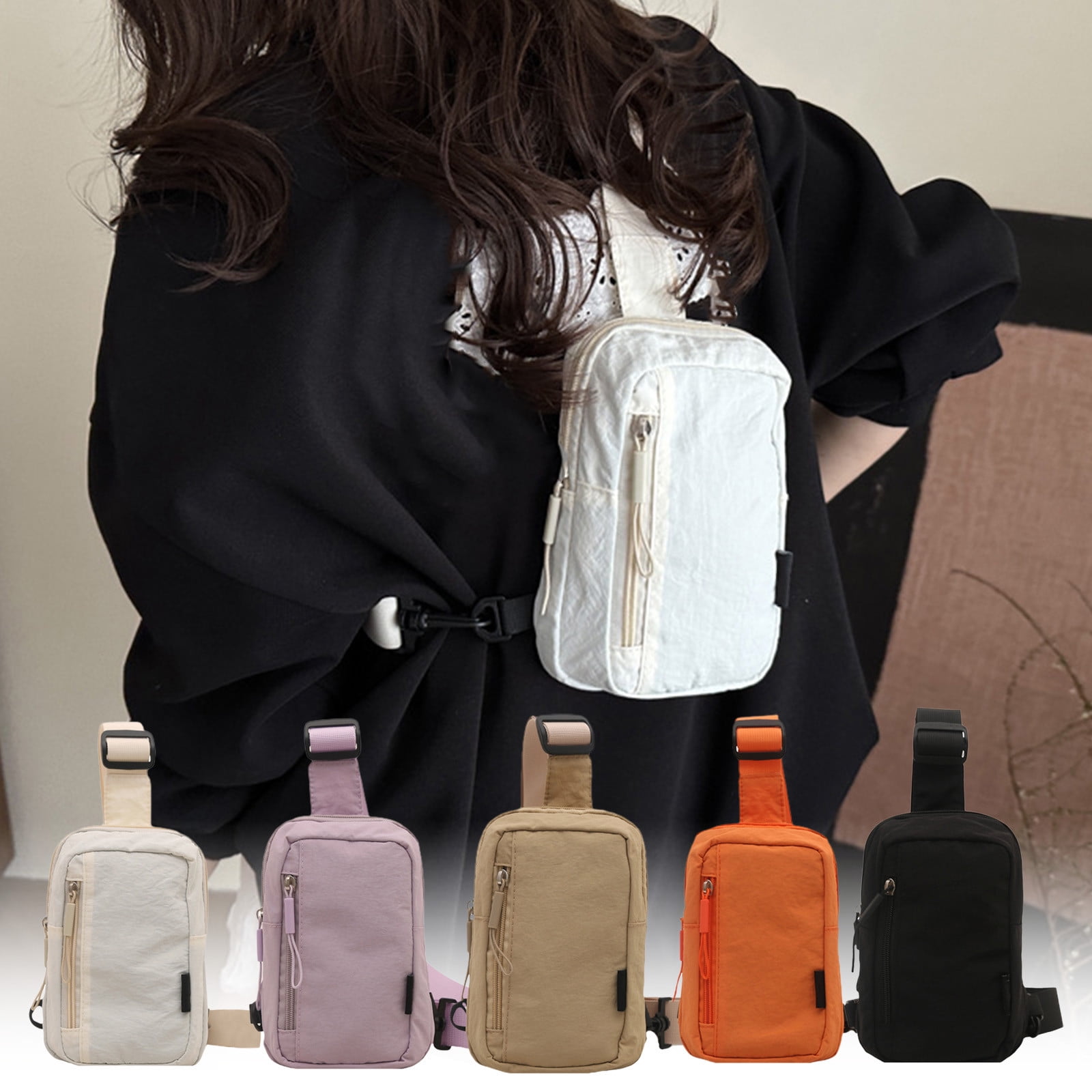 Chest Bag1PC,7.68x5.31x1.97in,Crossbody Messenger Bag for Outdoor ...