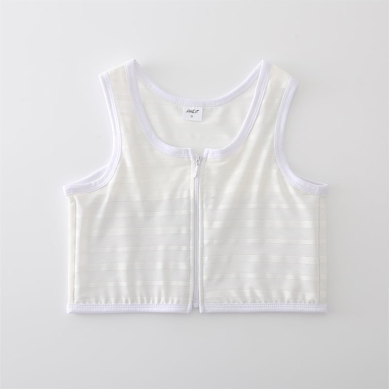 Chest Binder - Breathable Compression Vest With Front Zipper For ...