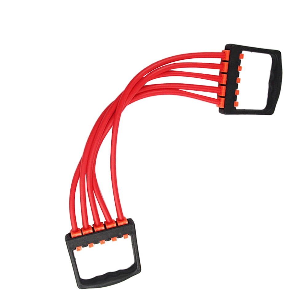 Chest Expander Adjustable Spring Rubber Exerciser Arm Pulling Resistant ...