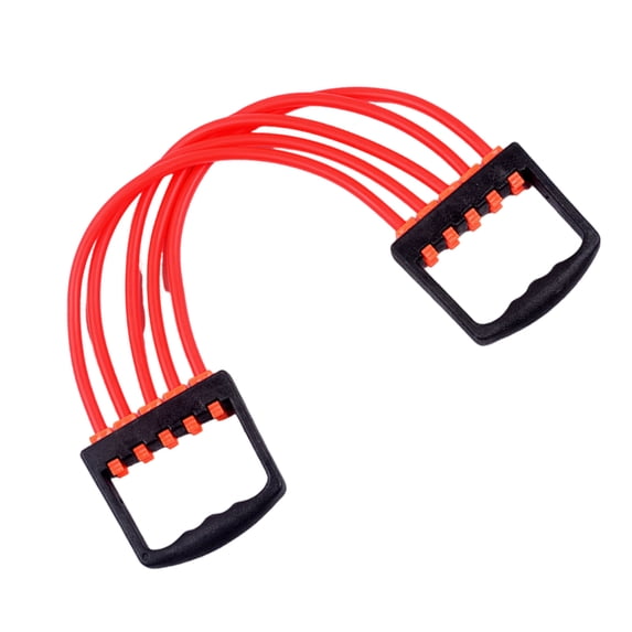 Chest Expander Puller, 5 Tube Chest Expander Muscle Pull Exerciser ...