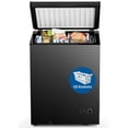 Chest Freezer, 3.5 Cubic Feet Small Deep Freezers Top Door with 2 ...