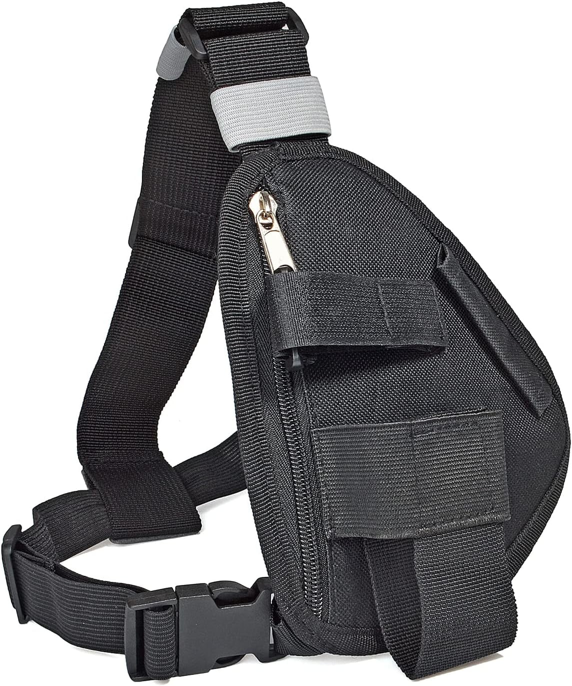 Radio Chest Harness, Wearable Vest Chest Pack Black with Adjustable ...