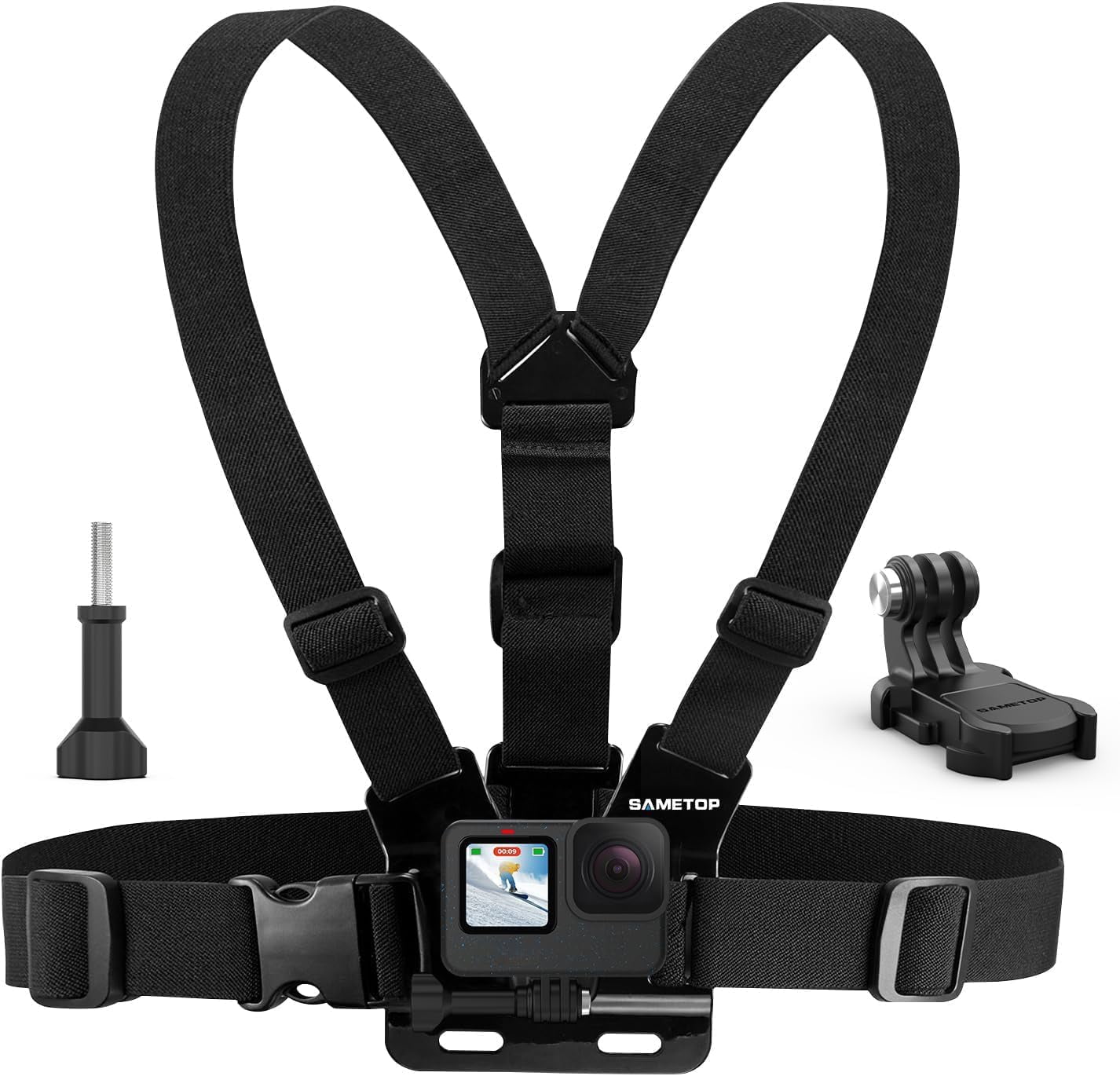 Chest Mount Strap Harness Chesty Body Mount Compatible with GoPro Hero ...