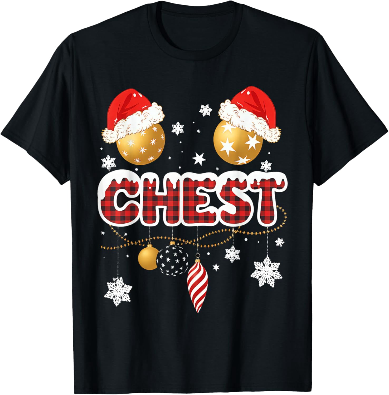 Chest Nuts Christmas Matching Couple Chestnuts T-Shirt- American ...