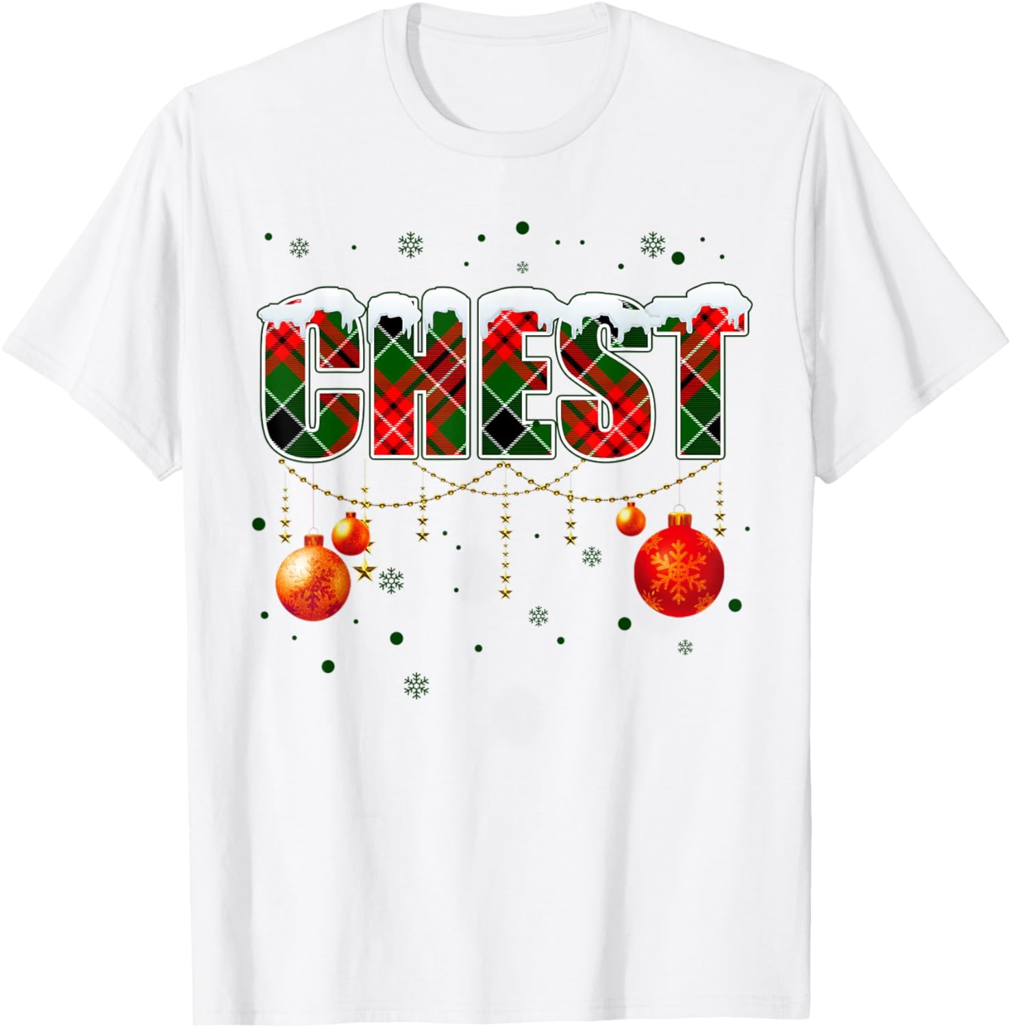 Chest Nuts Funny Matching Chestnuts Christmas Couples Nuts T-Shirt men ...