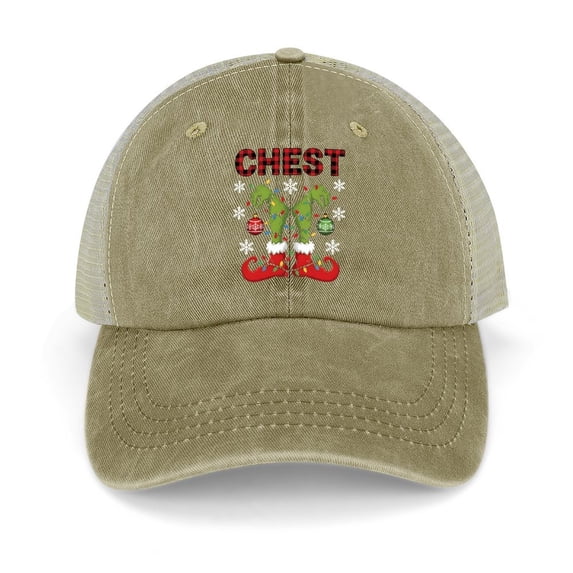 Chest Nuts Khaki Hat Adjustable Funny Fashion Unisex Baseball Cap for ...